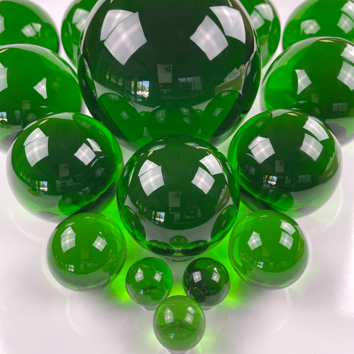 Tibetian Green Obsidian Spheres – ElevatedWisdom