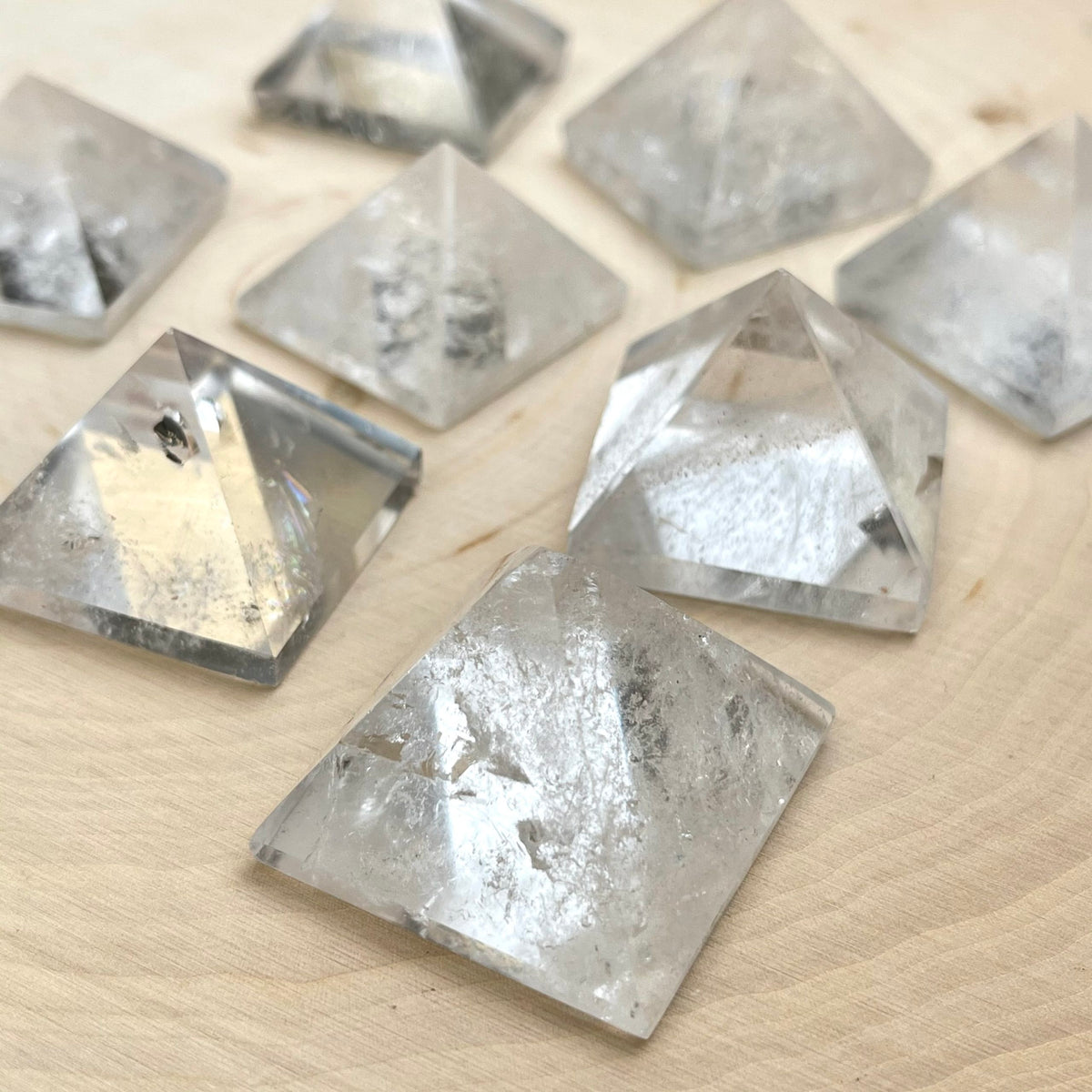 Clear Quartz Pyramids – ElevatedWisdom
